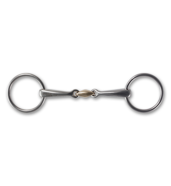 Stubben Loose Ring Oval Mouth Snaffle Bit: VTO Saddlery
