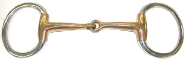 Copper Mouth Eggbutt Snaffle: VTO Saddlery
