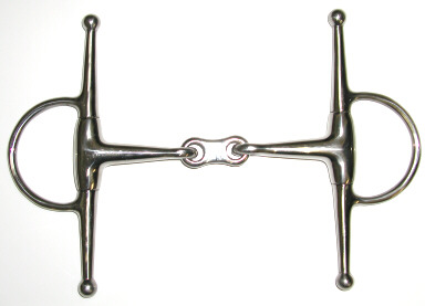 French Mouth Full Cheek Snaffle Bit: VTO Saddlery