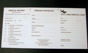 Medical Information Card: VTO Saddlery