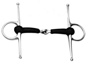 Soft Rubber Mouthed Full Cheek Bit: VTO Saddlery