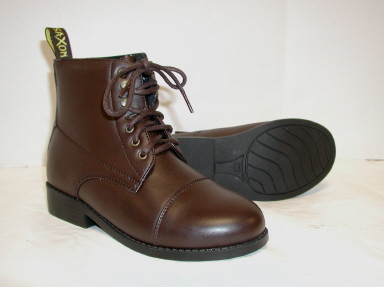Saxon Equileather Childs Lace Paddock Boots: VTO Saddlery