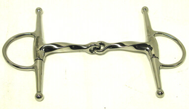 Slow Twist Eggbutt Full Cheek Bit: VTO Saddlery