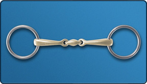 Stubben Sweet Copper Loose Ring Oval Mouth Bradoon: VTO Saddlery