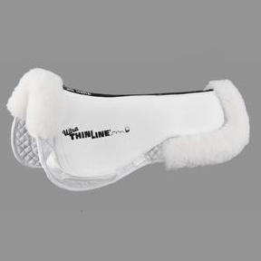 Thinline Trifecta Ultra Half Pad with Sheepskin Rolls: VTO Saddlery
